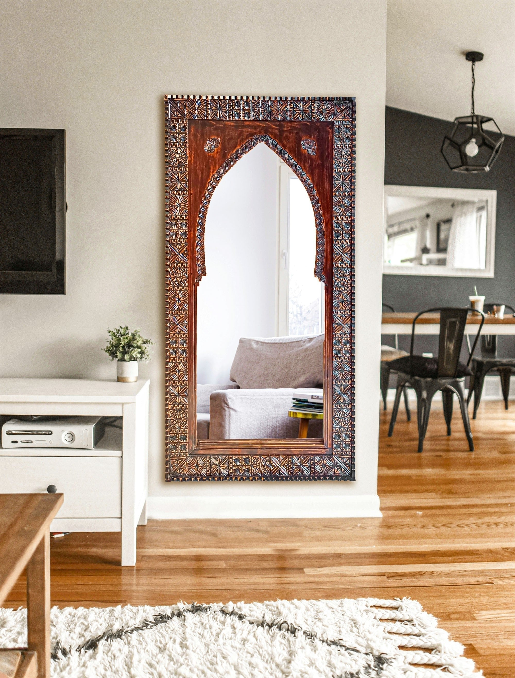 Hand-Carved Moroccan Mirror – A Timeless Decor Piece for Your Home – JA ...